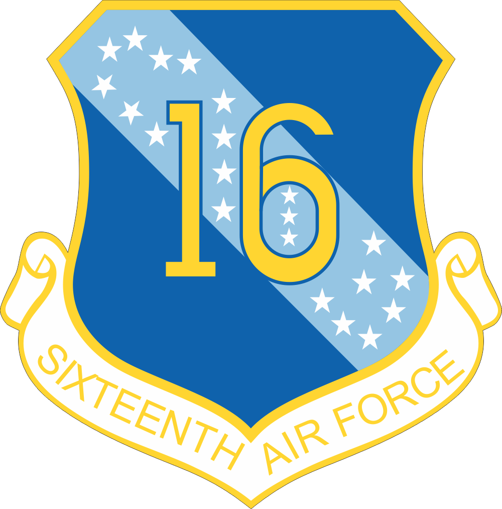 16th Air Force Decal - Military Graphics