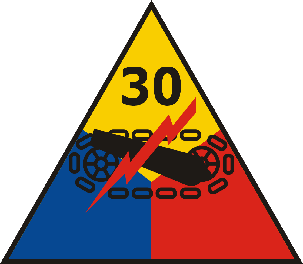 30th Armored Division Decal - Military Graphics
