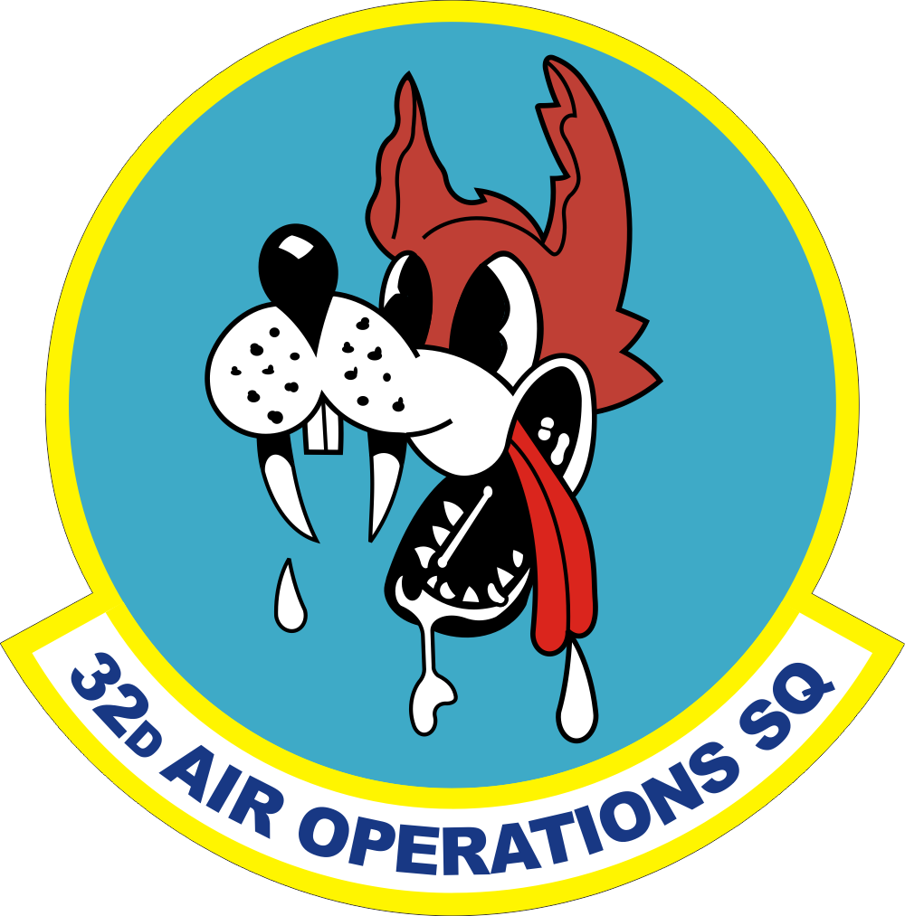 32nd Air Operations Squadron Decal - Military Graphics