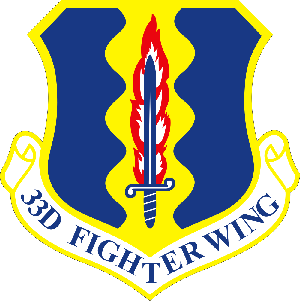 33rd Fighter Wing Decal - Military Graphics