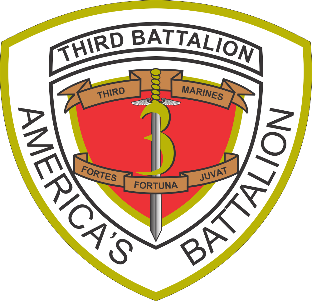3rd Battalion 3rd Marines Decal - Military Graphics