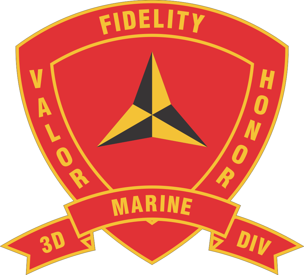 3rd Marine Division Decal - Military Graphics