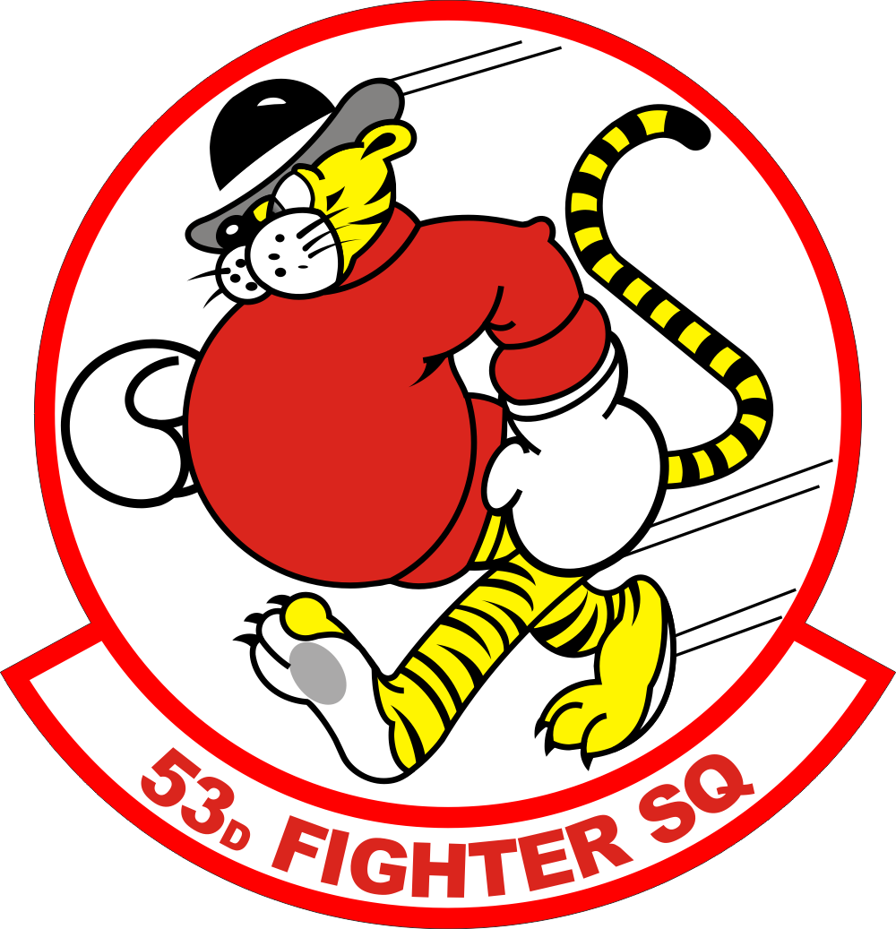 53rd Fighter Squadron - 2 Decal - Military Graphics