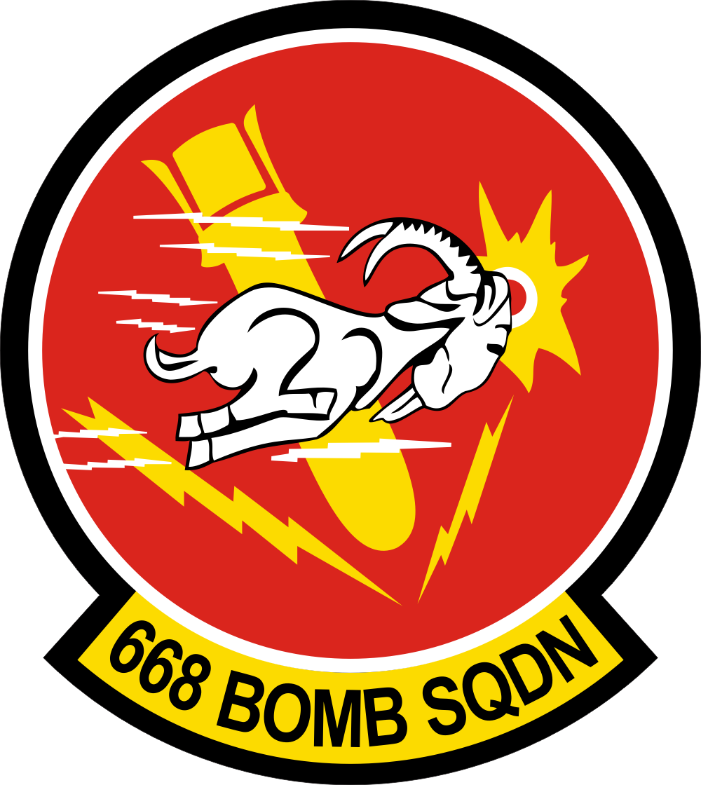 668th Bomb Squadron (v2) Decal - Military Graphics
