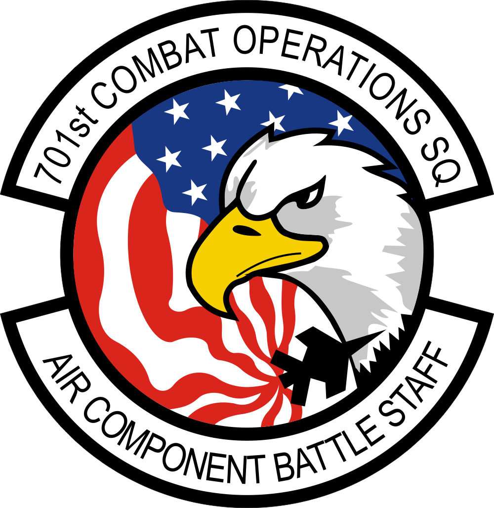 701st Combat Operations Squadron (v2) Decal - Military Graphics