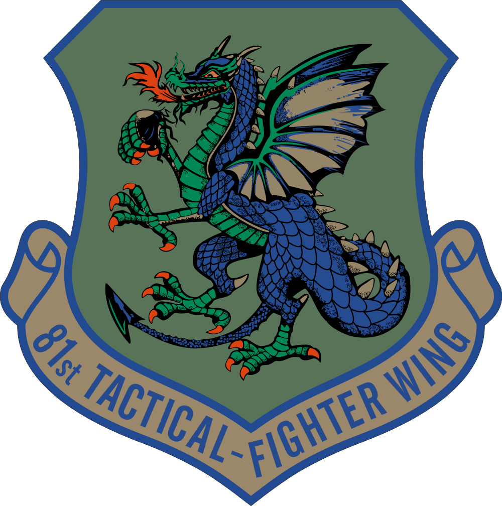 81st Tactical Fighter Wing (v2) Decal - Military Graphics