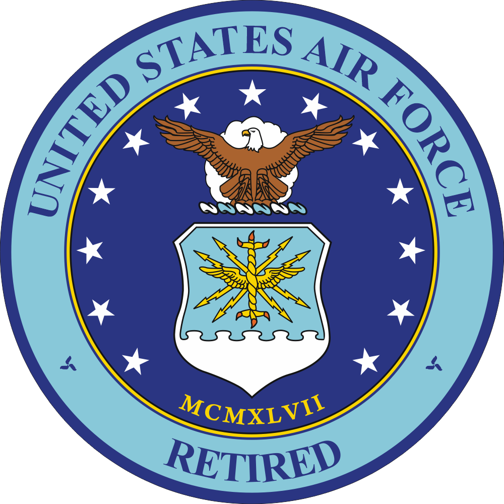 Air Force Seal Retired Decal - Military Graphics