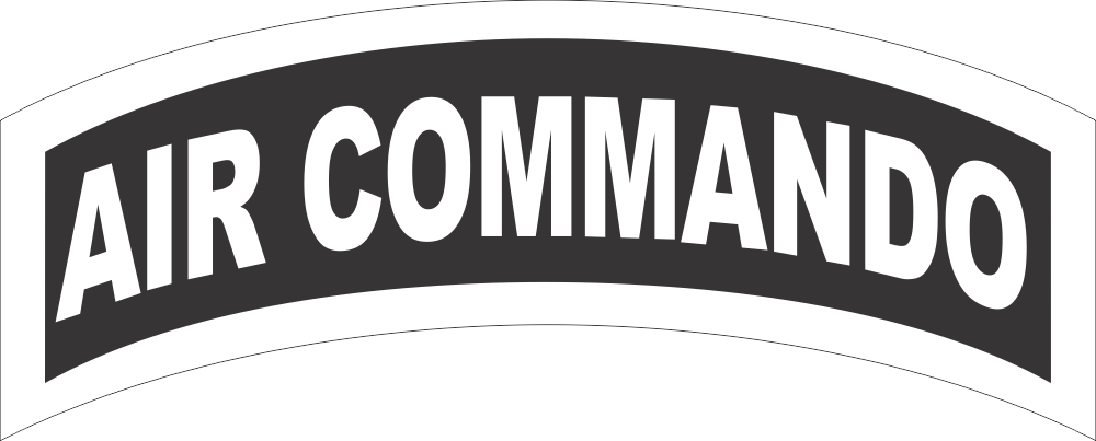 Air Commando Tab Decal - Military Graphics