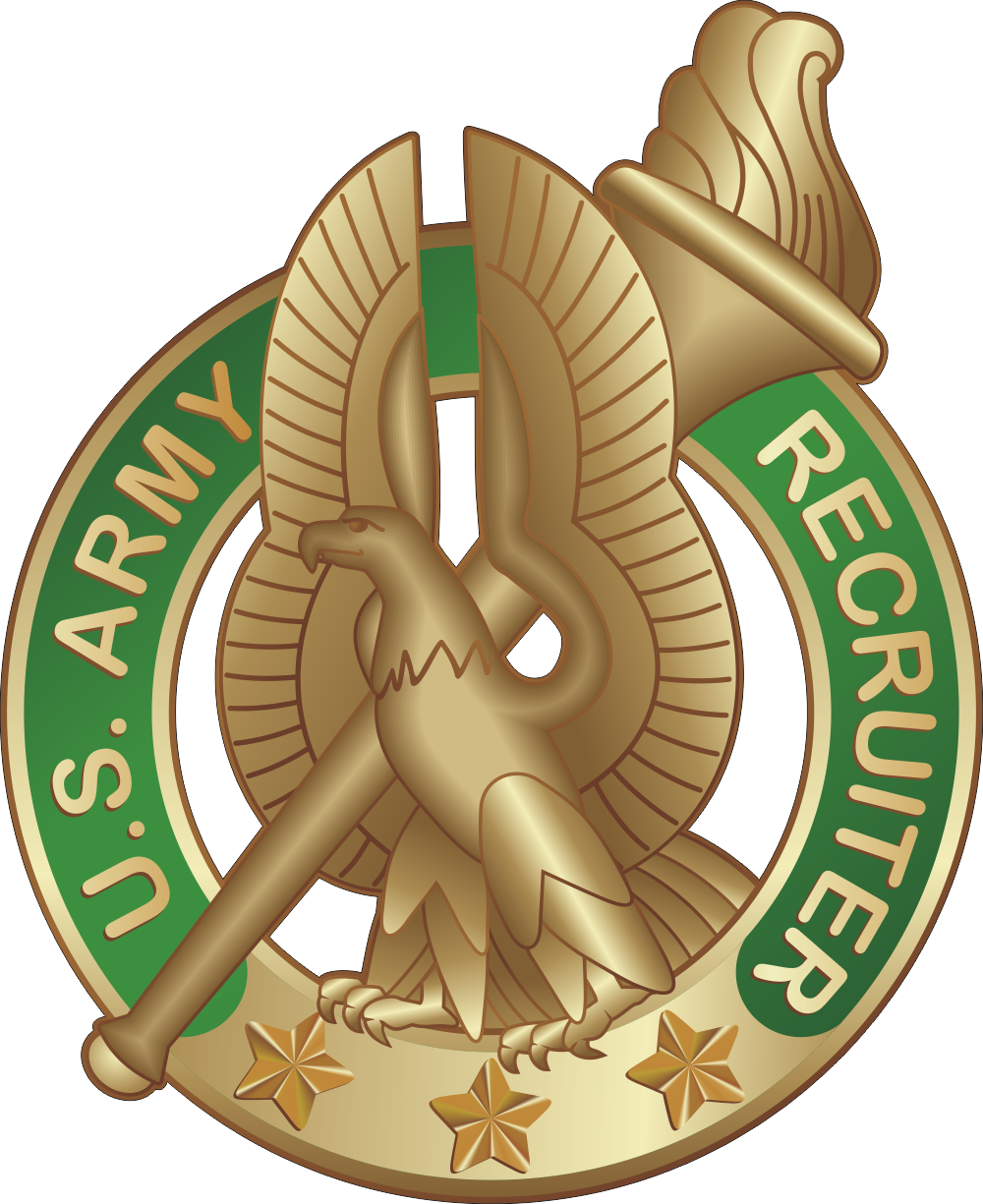 Army Recruiter Badge Decal - Military Graphics