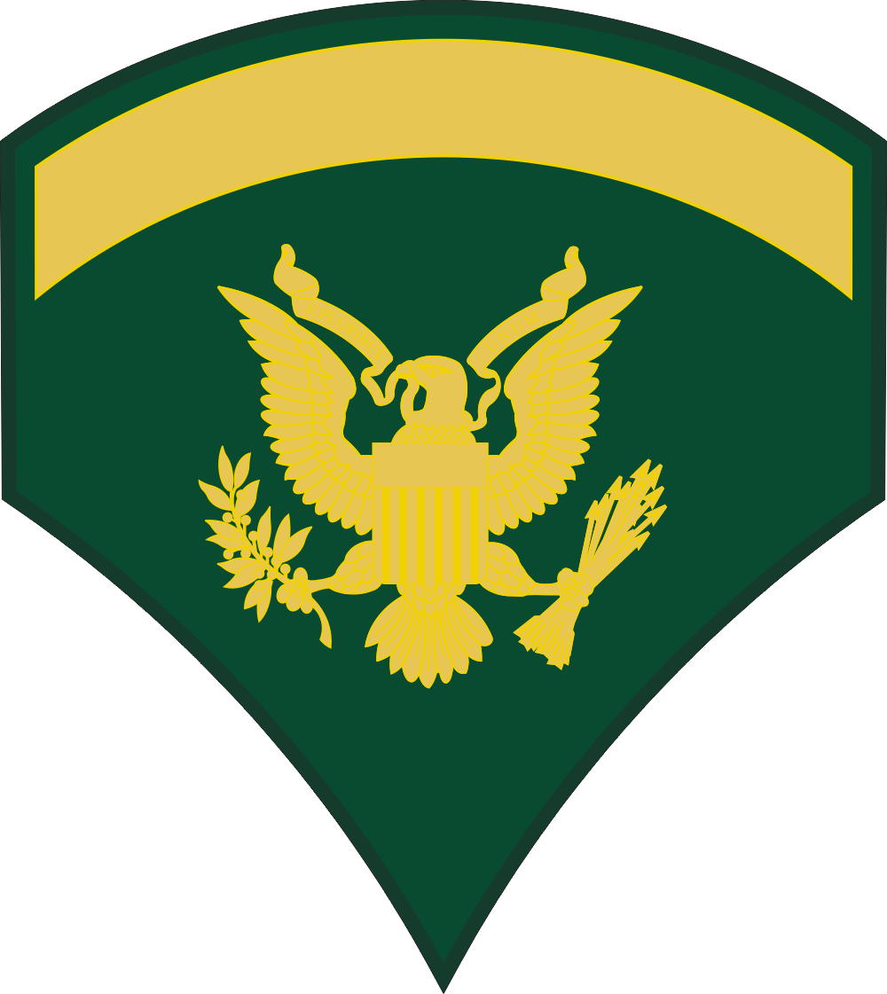 Army E-5 SPC5 Specialist Decal - Military Graphics