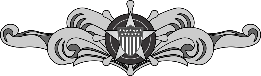 Cutterman Badge - Enlisted Decal - Military Graphics