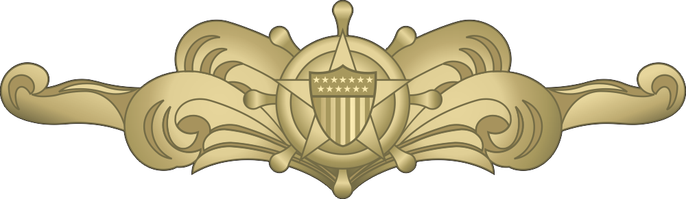 Cutterman Badge - Officer Decal - Military Graphics