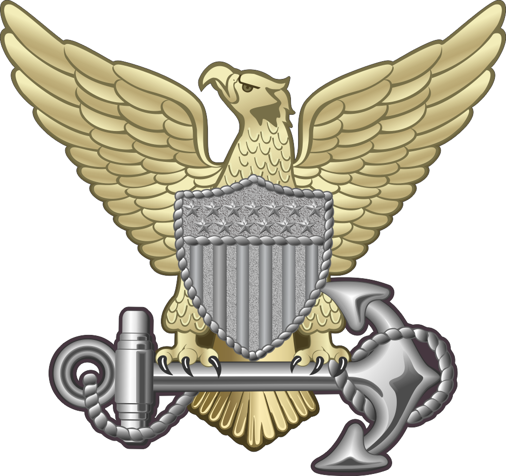 Coast Guard Officer Crest (v2) Decal - Military Graphics