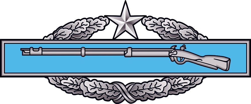 Combat Infantryman Badge Second Award Decal - Military Graphics