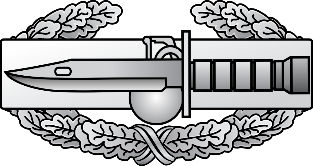 Combat Action Badge Decal - Military Graphics