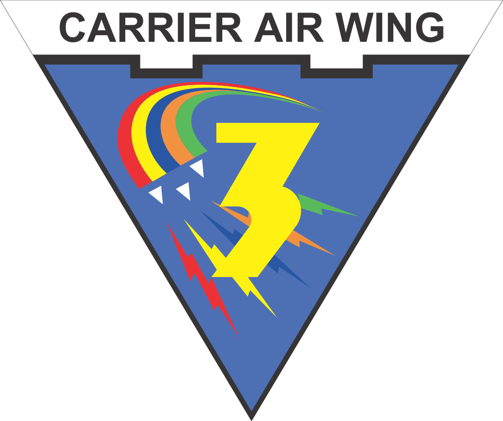 CVW-3 Carrier Air Wing Three Decal - Military Graphics