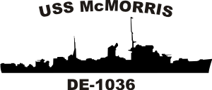 Destroyer Escort DE (Black) Decal - Military Graphics