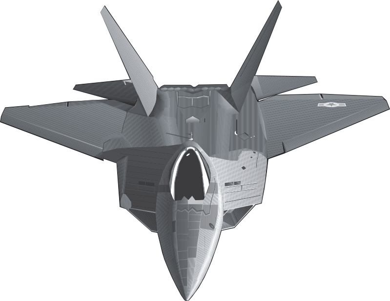 Lockheed Martin F 22 Raptor Decal - Military Graphics