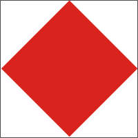 FOXTROT Signal Flag Decal - Military Graphics