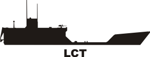 Landing Craft Tank LCT (Black) Decal - Military Graphics