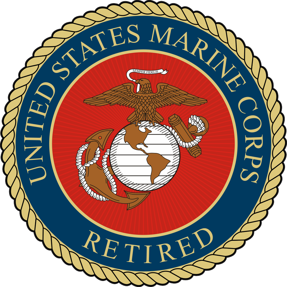 USMC Retired Seal Decal - Military Graphics