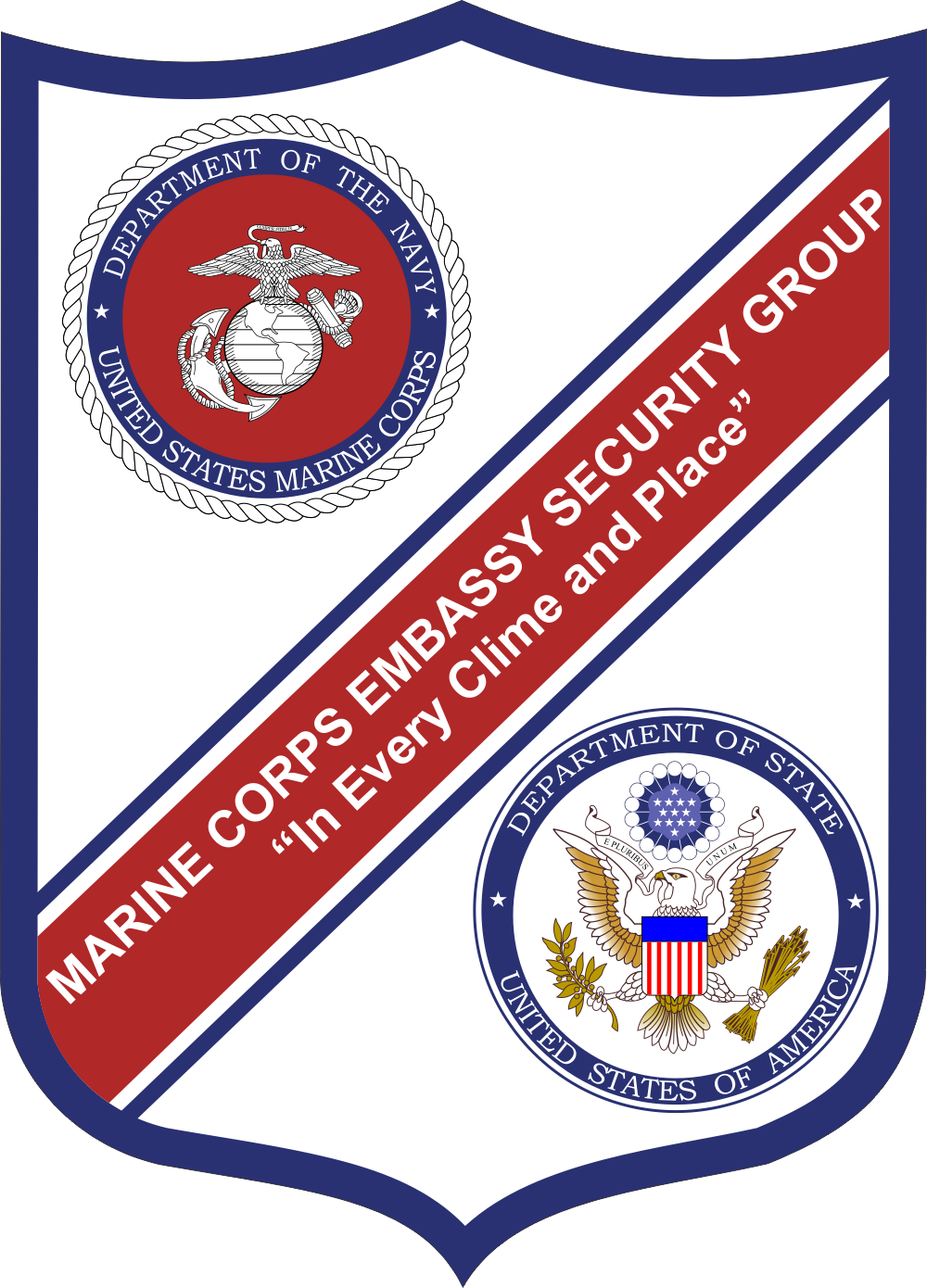 Marine Corps Embassy Security Group Decal - Military Graphics