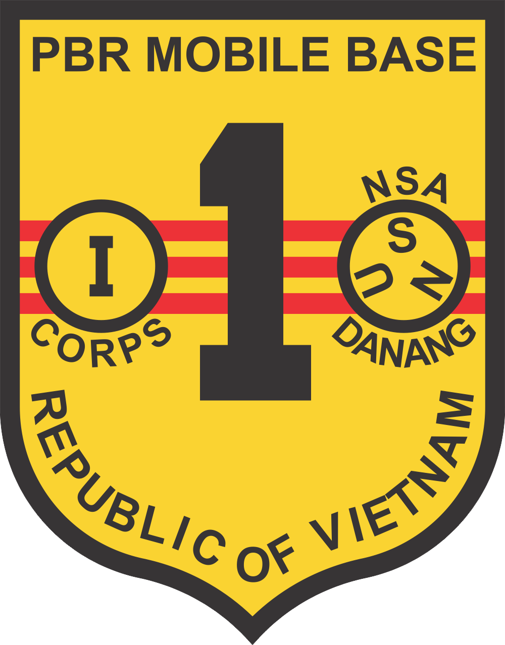 PBR Mobile Base One Decal - Military Graphics