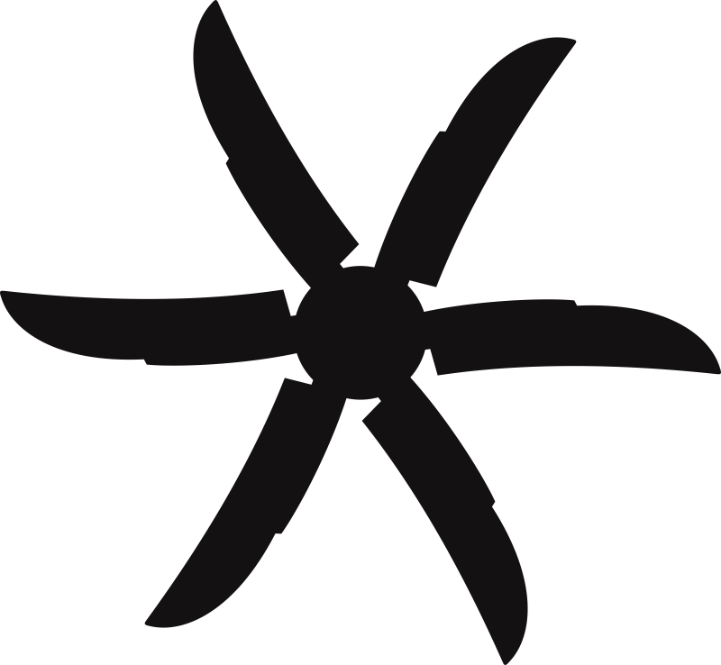 6 Blade Prop Decal - Military Graphics