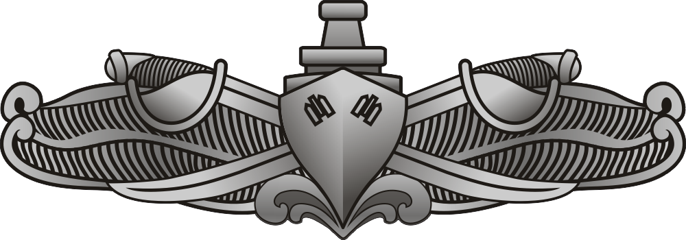 Surface Warfare Badge Enlisted (v2) Decal - Military Graphics