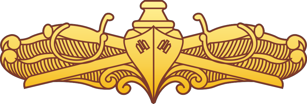 Surface Warfare Badge Officer Decal - Military Graphics