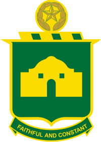 Texas State Guard 1st Regiment Decal - Military Graphics