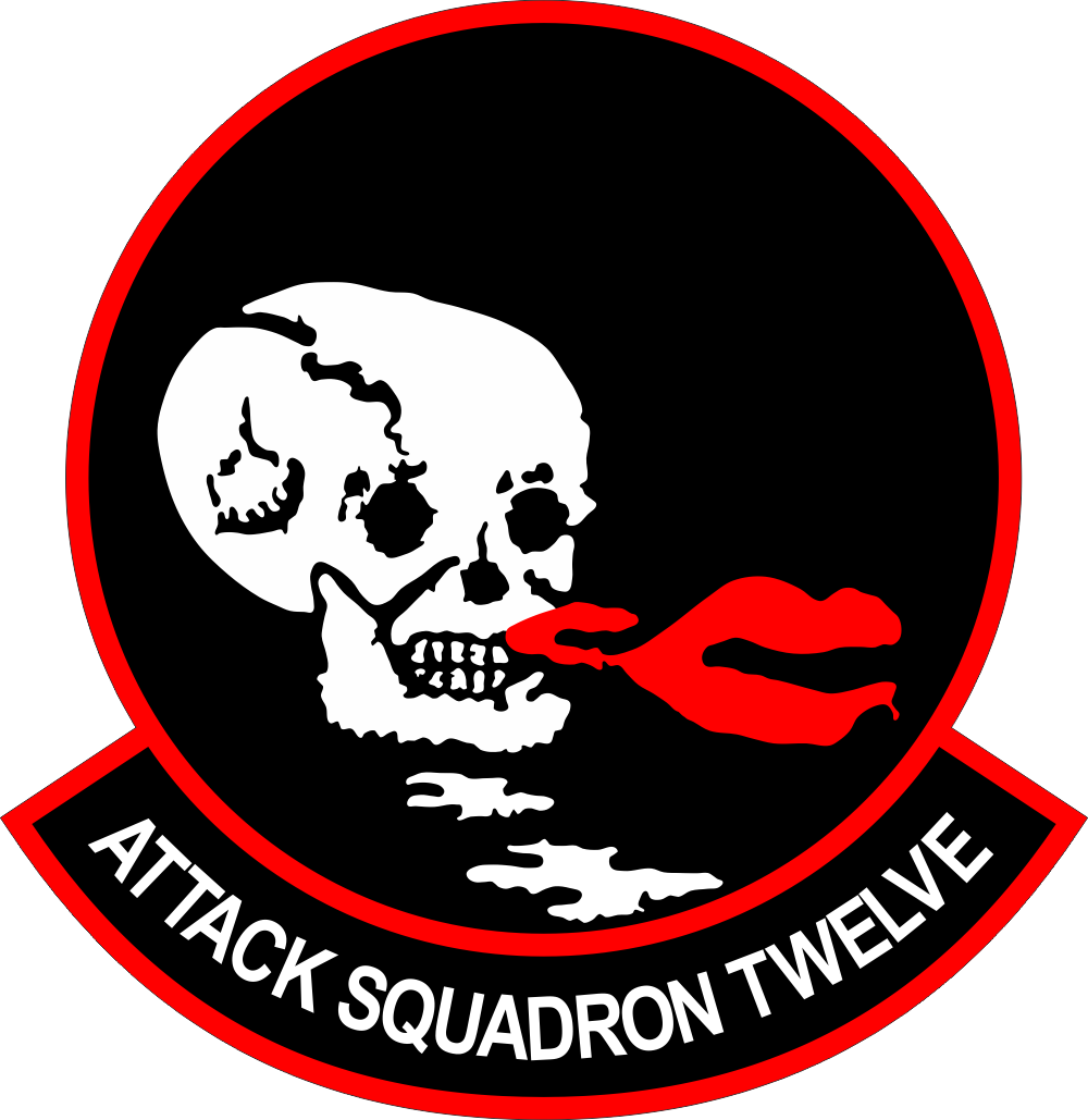 VA-12 Attack Squadron 12 Decal - Military Graphics