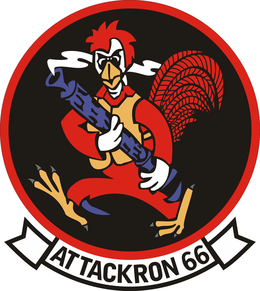 VA-66 Attack Squadron 66 Decal - Military Graphics