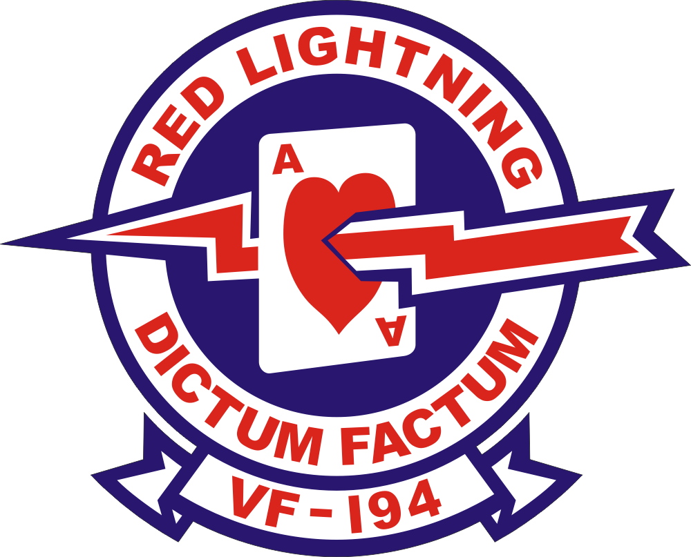 VF-194 Fighter Squadron 194 (v3) Decal - Military Graphics