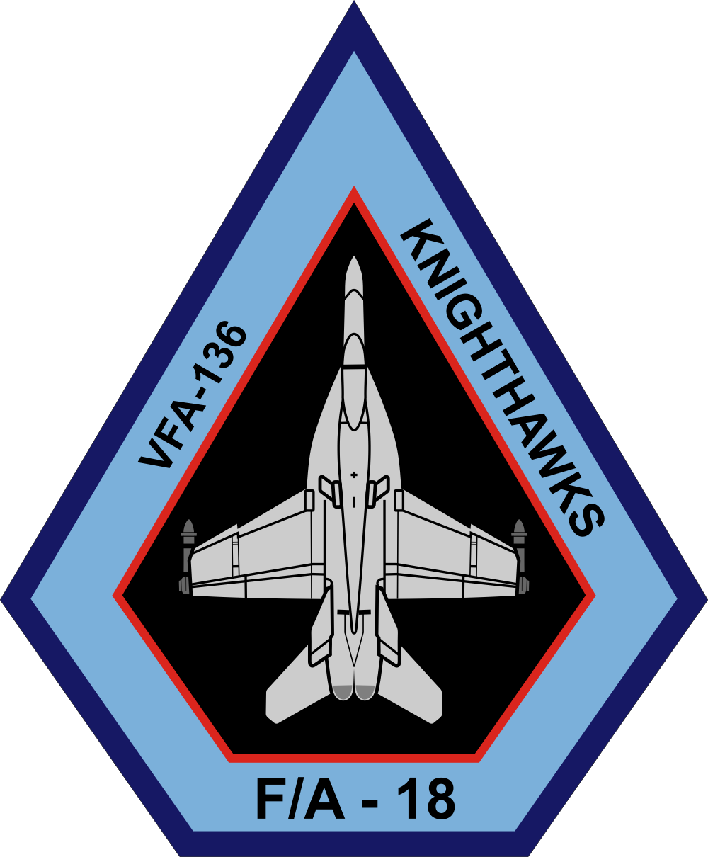 VFA-136 Strike Fighter Squadron 136 FA-118 Decal - Military Graphics