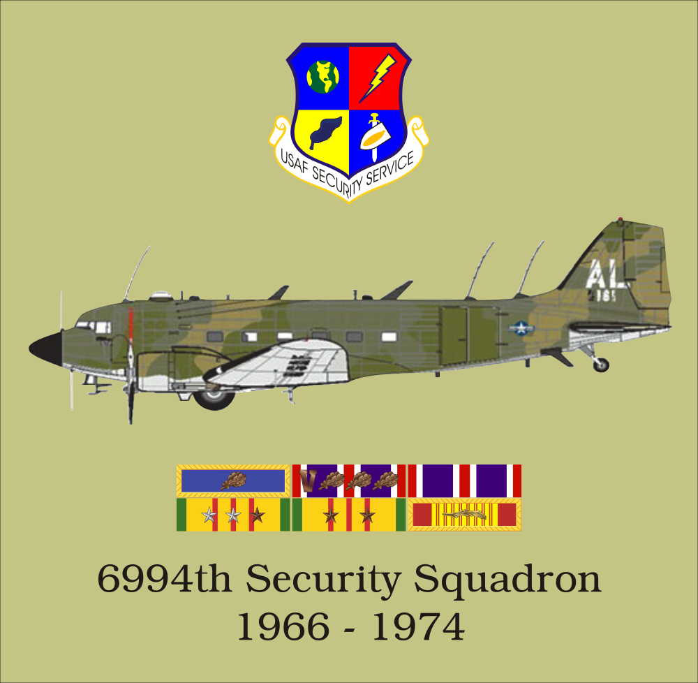 6994th Security Squadron (v2) Decal - Military Graphics