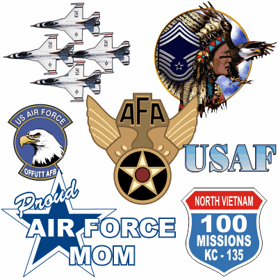 US Air Force Decals - Military Graphics