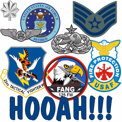 US Air Force Decals - Military Graphics