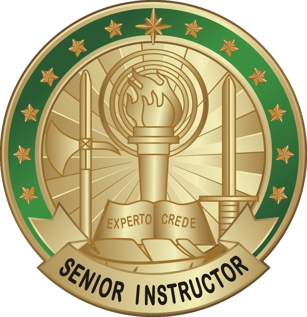Senior Army Instructor Badge (SAIB) Decal - Military Graphics