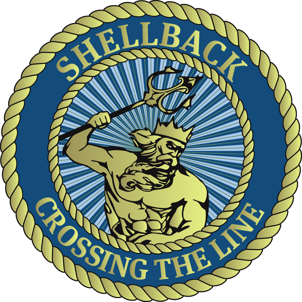 Shellback - Crossing The Line Decal - Military Graphics