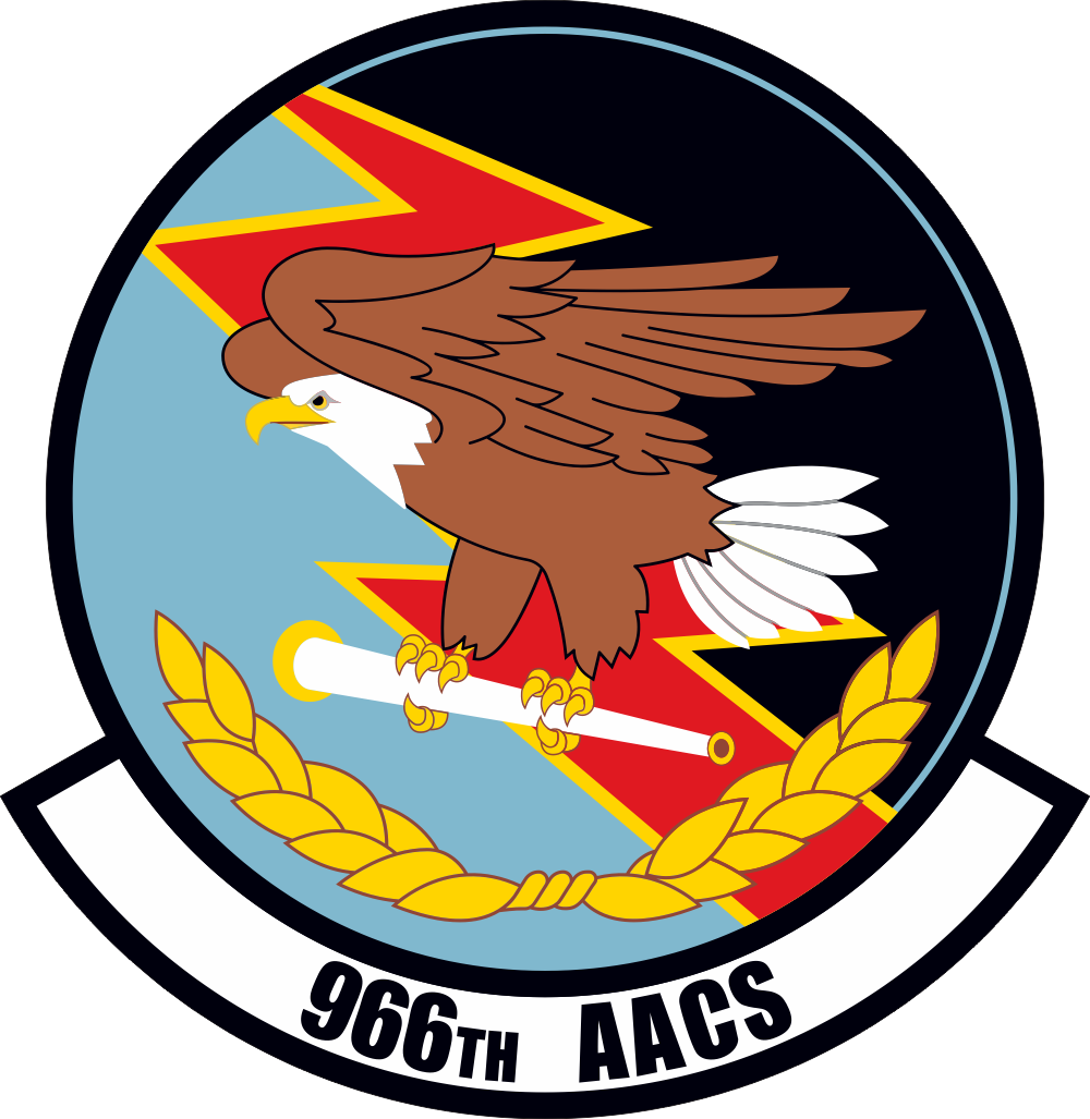 966th Airborne Air Control Squadron Decal - Military Graphics