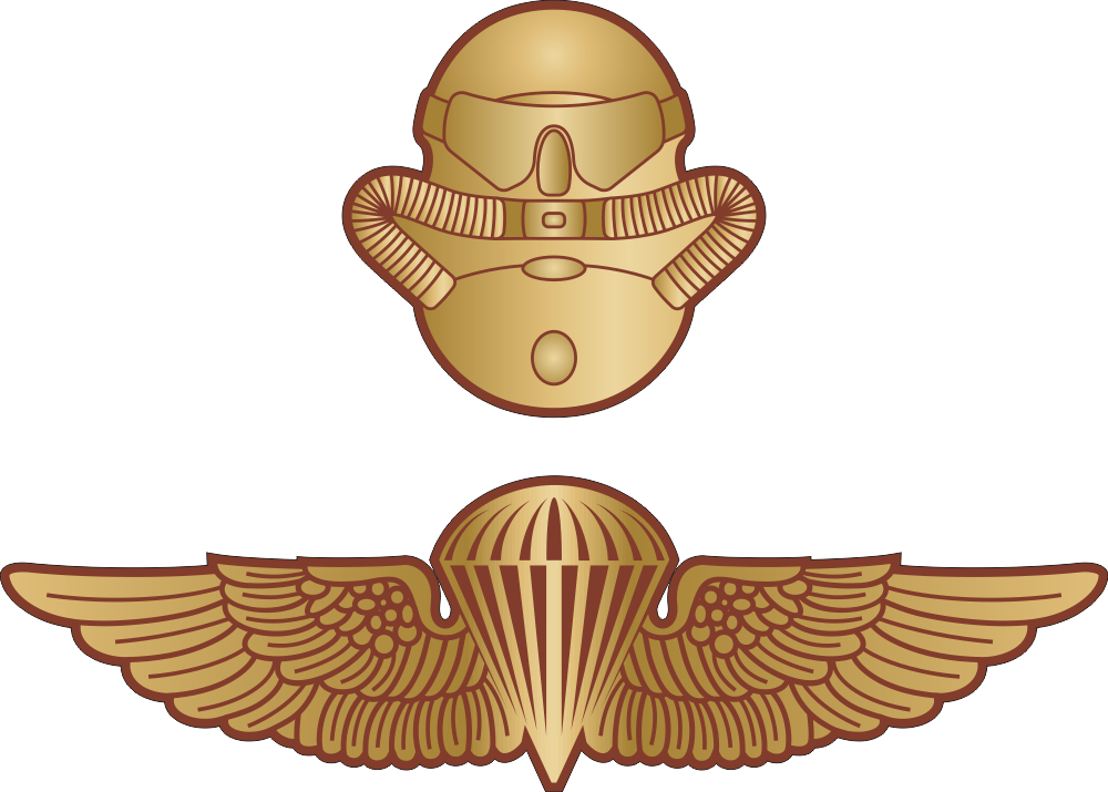 USMC Recon Combo Jump Wings/Combat Diver (v2) Decal - Military Graphics