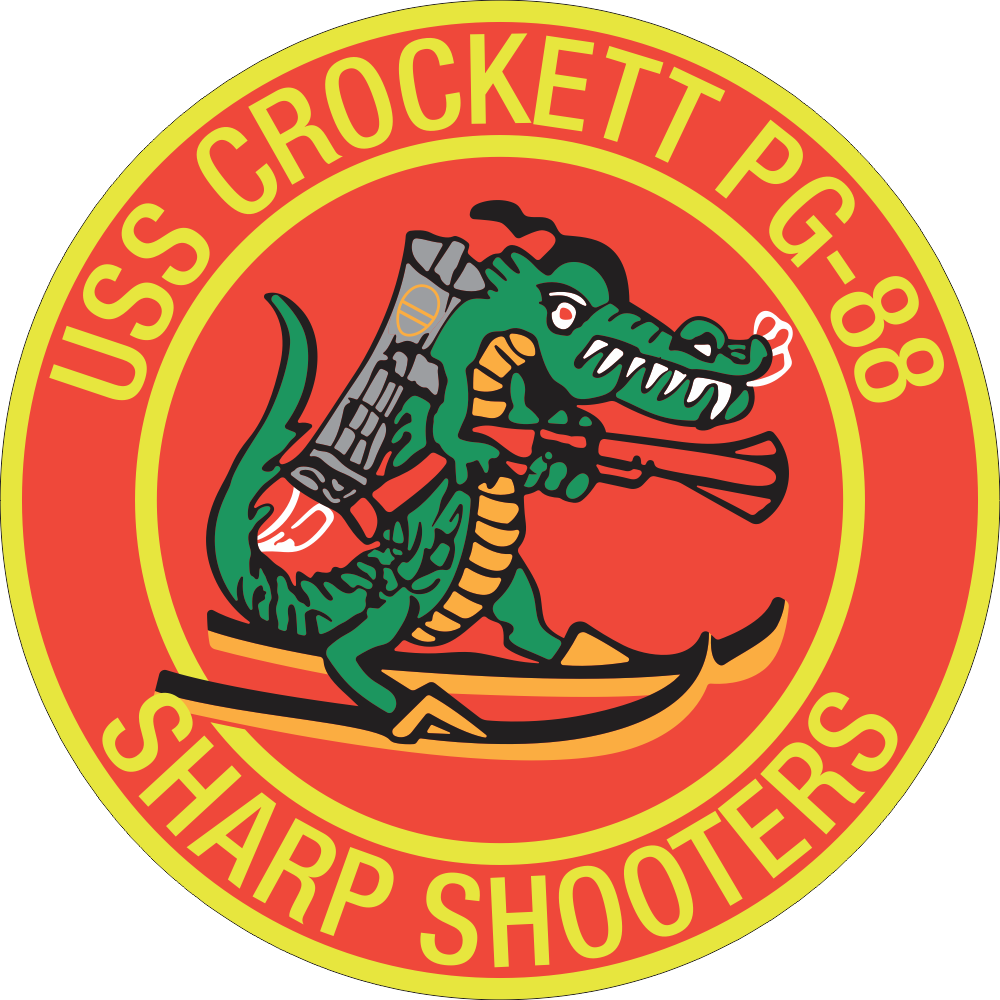 USS Crockett PG-88 Sharp Shooters Decal - Military Graphics