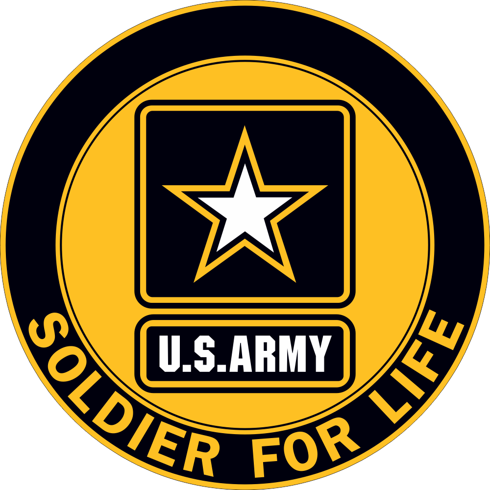 US Army Soldier For Life Decal - Military Graphics