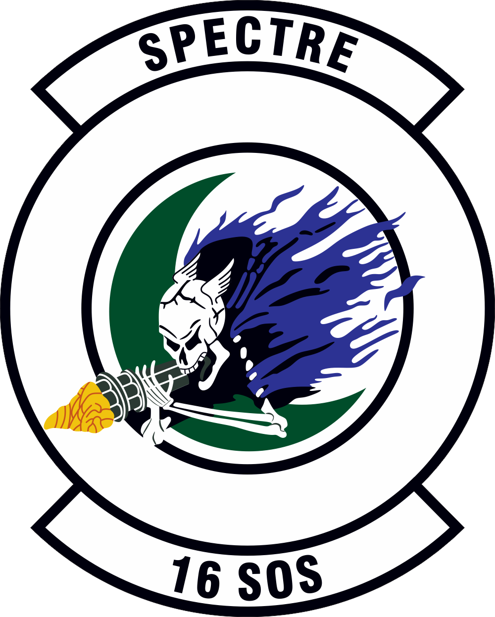 16th Special Operations Squadron (v2) Decal - Military Graphics