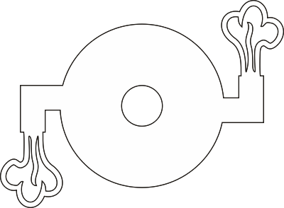 BT Boiler Technician Rating (White) Decal - Military Graphics