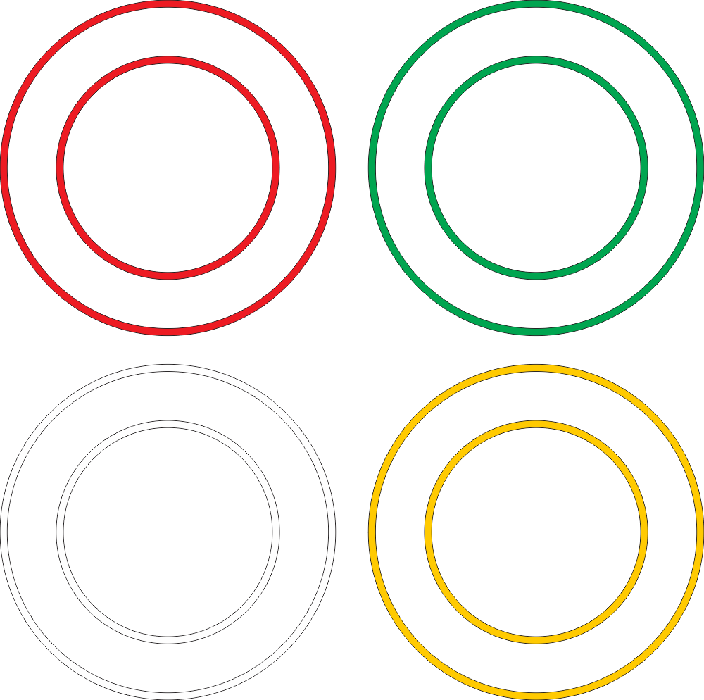 ASI Air Speed Indicator Range Mark Decals - Military Graphics