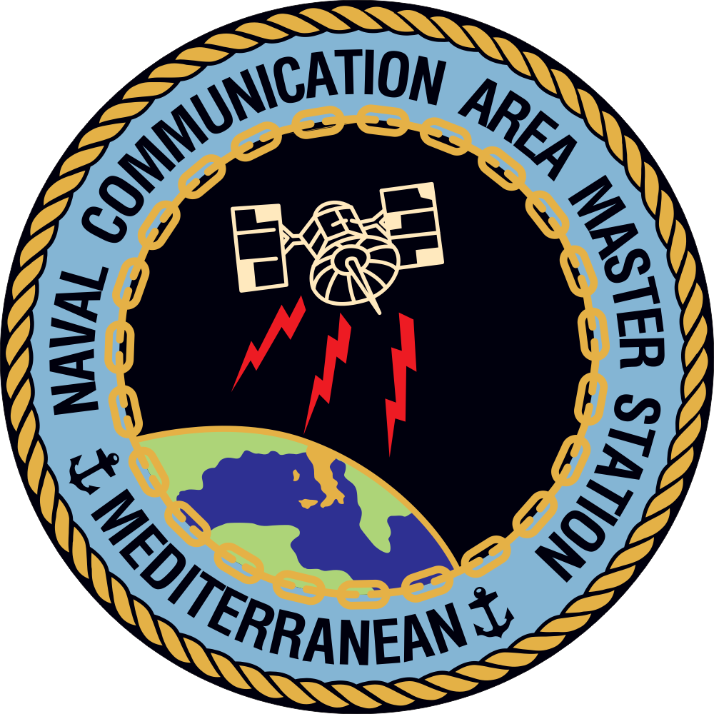 Naval Communication Area Master Station Mediterranean Decal - Military ...