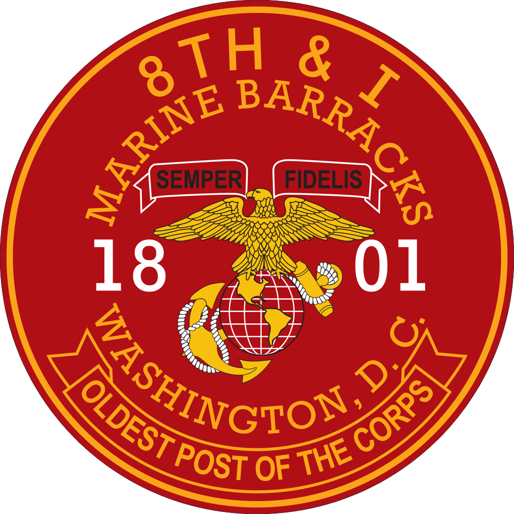 8th & I Marine Barracks Decal - Military Graphics