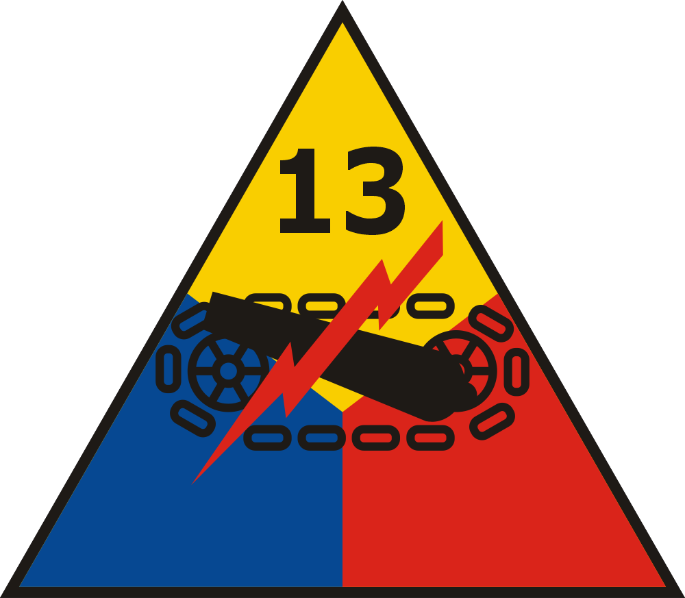 13th Armored Division Decal - Military Graphics